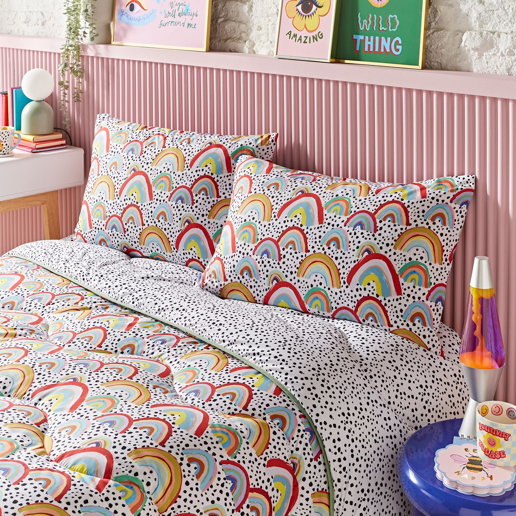 Buy the Night Lark x Eleanor Bowmer Rainbow Coverless Duvet Set